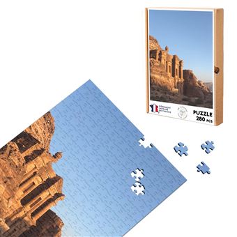 Puzzle classique 280 pièces - Fabulous - Temple de Petra Jordanie (40 x ...