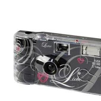 Single use caméra flash 400 27 love noir - Appareil photo jetable ...