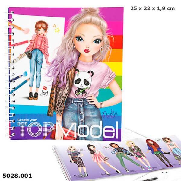 Album Top Model Coloriage classique - Carnets et journaux intimes ...