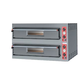 Four à pizza double électrique professionnel Entry Max 12 19,8 kW ...