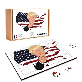 Puzzle en bois 48 Pièces Fabulous - Donald Trump Uncle Sam Caricature ...