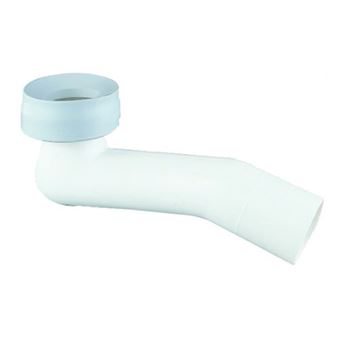 Pipe coudée PVC D75 pour cuvette WC ASPIRAMBO - PORCHER - D5994AC ...