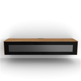 Meuble Tv Meliconi Bois. Noir 80x62x117cm Mandari- Meuble Tv Suspendu ...