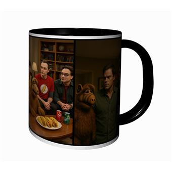 MUG Tasse à café - SERIE VINTAGE ALF IN SERIES BIG BANG THEORY DEXTER ...
