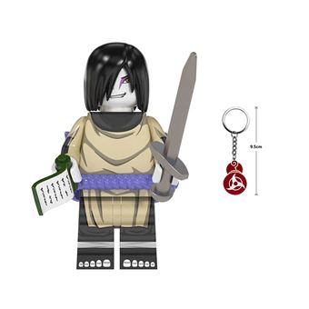Jeu de mini construction Naruto orochimaru 4.5cm avec portes clés ...
