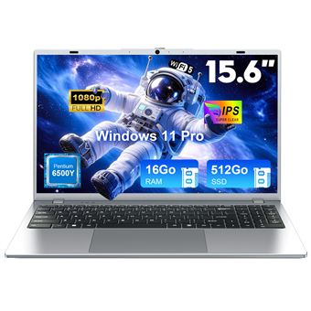 PC Portable 15,6" IPS - Intel Pentium Gold 6500Y (Jusqu'à 3,4 GHz ...