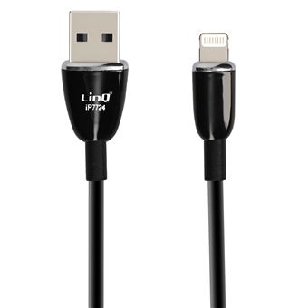 Câble USB vers Lightning 3A Charge et Synchro Rapide 12m LinQ Noir ...