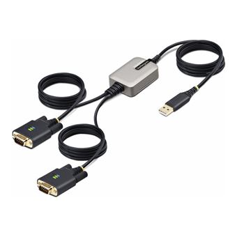 StarTech.com 13ft (4m) 2-Port USB to Serial Adapter Cable ...
