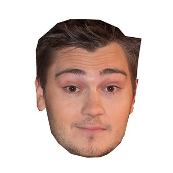 IMPRESSION DIRECT Masque en carton 2D Jeff PANACLOC - Humoriste- Taille ...