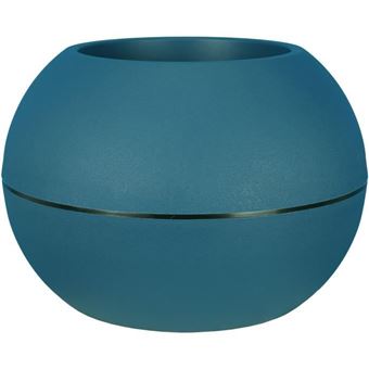Bac a fleurs rond RIVIERA GRANIT BOULE - Plastique - Diametre 50 cm ...