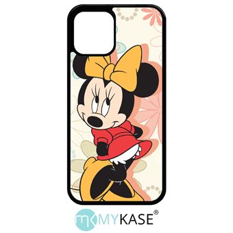 Coque My-Kase pour iPhone 12 - disney minnie timide - Noir - Coque et ...