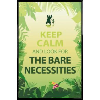 Poster Encadré: Motivation - Keep Calm And Look For The Bare ...