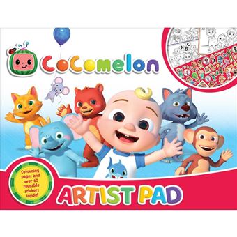 CoComelon - Tablette d'Artiste avec autocollants - Peinture enfant ...