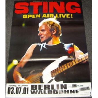 Sting - 85x120 cm - AFFICHE / POSTER - Achat & prix | fnac