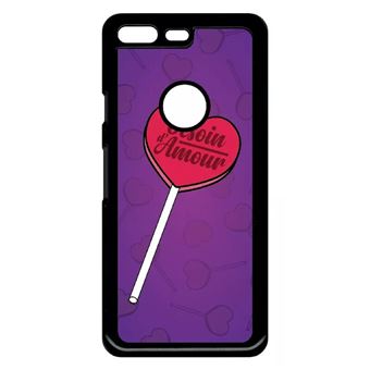 Coque My-Kase pour google Pixel - besoin damour fond mauve - Noir ...