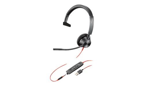 Poly Blackwire 3315 - Microsoft Teams - 3300 Series - micro-casque ...