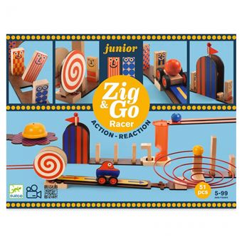 DJECO Zig and Go Junior 51pc Racer Set - Jeux d’ambiance - Achat & prix ...