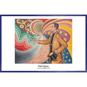 Poster Encadré: Paul Signac - Portrait De Félix Fénéon, 1890 (61x91 cm ...