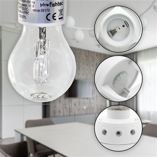 Douille FISHTEC E27 Bulb Socket Equipements et securite pour la maison Achat prix fnac