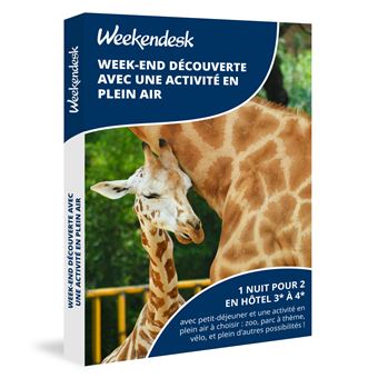 Coffret cadeau Weekendesk - Week-end activité de plein air - Coffret ...