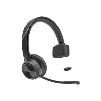 Poly Savi 7310 UC - Système de casque - sur-oreille - DECT - sans fil ...