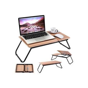 Support lit effet bois pour pc asus zenbook table reglable pliable ...