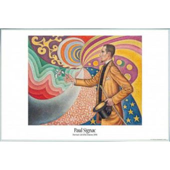 Poster Encadré: Paul Signac - Portrait De Félix Fénéon, 1890 (61x91 cm ...