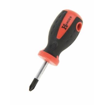 Tournevis boule cruciforme PH1 lame courte HANGER - Tournevis et tourne ...