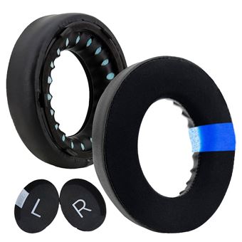 Housses de Remplacement Noir avec Gel Rafraîchissant pour Écouteurs ...