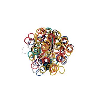 150 Minis Elastiques Pour Cheveux Multicolore - Accessoire de coiffure ...