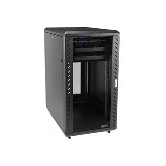 StarTech.com 18U 19" Server Rack Cabinet, 4 Post Adjustable Depth (6-32 ...