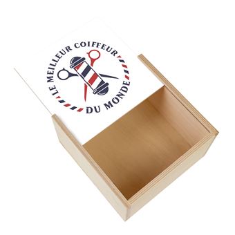 Boite Coffret en Bois - Fabulous - Le Meilleur Coiffeur du Monde (11 x ...