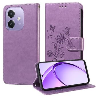 Flip Étui Pour OPPO A5x 5G/4G Flip Fleur Fentes à cartes Cuir GANGXUN ...