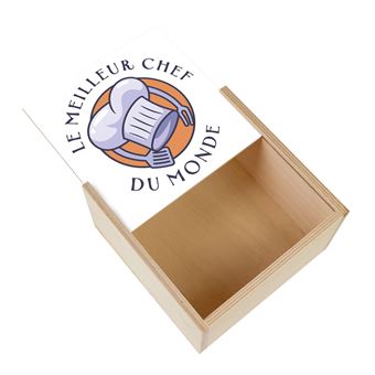 Boite Coffret en Bois - Fabulous - Le Meilleur Chef Cuisinier du Monde ...