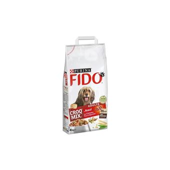 Fido Croqmix - Boeuf, Cereales Et Legumes - Pour Chien Adulte - 4 Kg ...