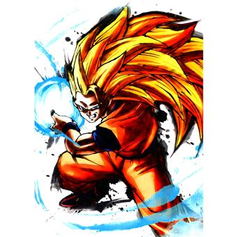 Fabulous Poster Sangoku super saiyan mode dragon ball z (42 cm x 60 cm ...