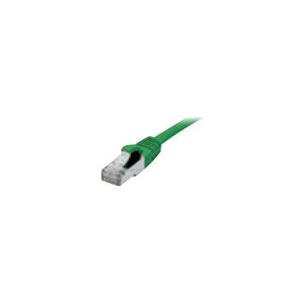 deXlan - Cordon de raccordement - RJ-45 (M) pour RJ-45 (M) - 1.5 m - SFTP - CAT 6a - moulé, sans ...
