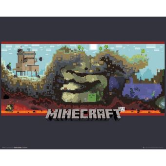 Minecraft - 40x50 cm - AFFICHE / POSTER - Achat & prix | fnac