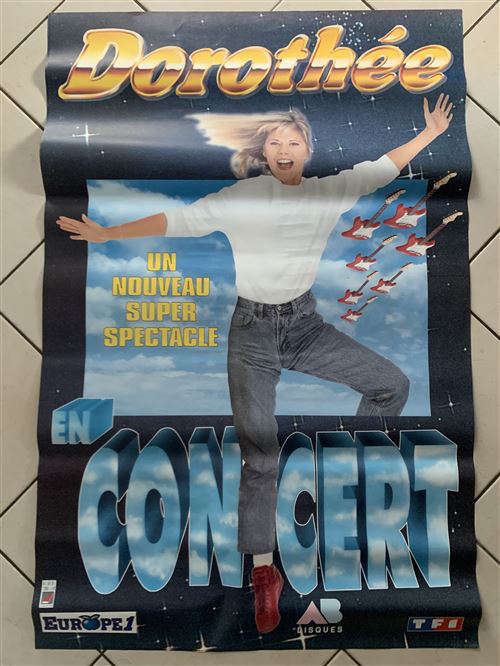 Dorothée - En Concert - Année 1990 - 80x120cm - Affiche - Achat & prix ...