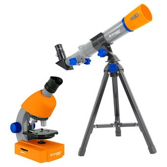Ensemble de microscope et de télescope junior Bresser - Microscope ...