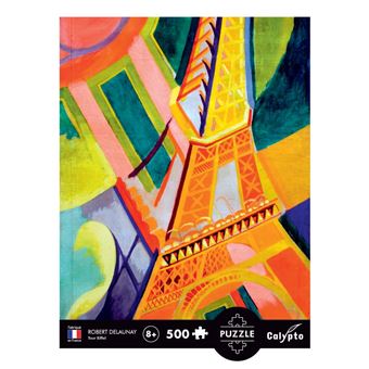 Puzzle 500 pieces - tour Eiffel - robert delaunay - Puzzle - Achat & prix | fnac