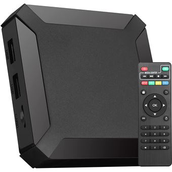 -63€ sur Boîtier Smart Tv Box Android 10 UHD 4K Wifi Carte Micro SD ...