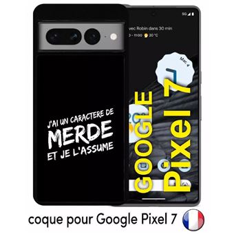 Coque My-Kase pour google Pixel 7 - j ai un caractere de merde et je l ...