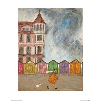 Sam Toft reproduction d'art I Can Sing a Beach Hut 40 x 50 cm - Achat ...
