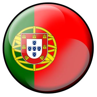 drapeau Portugais rond - 10cm - Sticker/autocollant - Autocollant et ...