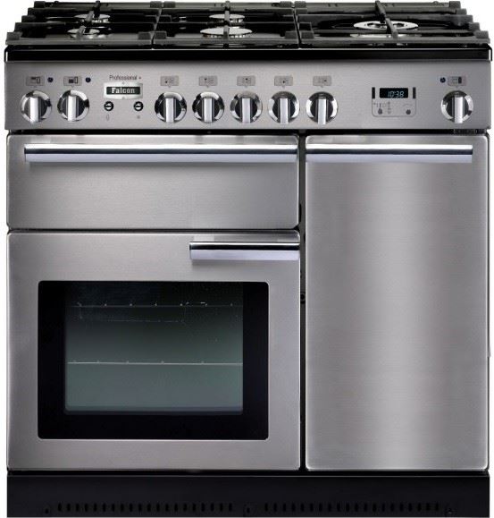 Cuisiniere Mixte 90cm Falcon Prop90dfssc 5gaz 2 Fours Elec Inox Chrome ...