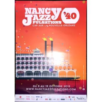 Nancy Jazz Pulsations - 30x42 cm - AFFICHE / POSTER - Achat & prix | fnac