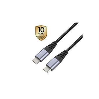 Tiger cable ultra resistant type c/type c 1,2m gris - Câble téléphone ...