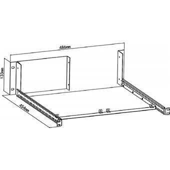 RIGOL Einbau-Kit RM-1-DP800 Option pour 19 Zoll Rack Einbau, RM-1-DP800 ...