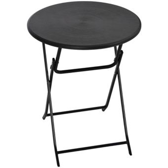 YeMaster Table ronde pliante, table de jardin, 60 cm, pour balcon ou jardin - Mobilier de Jardin ...